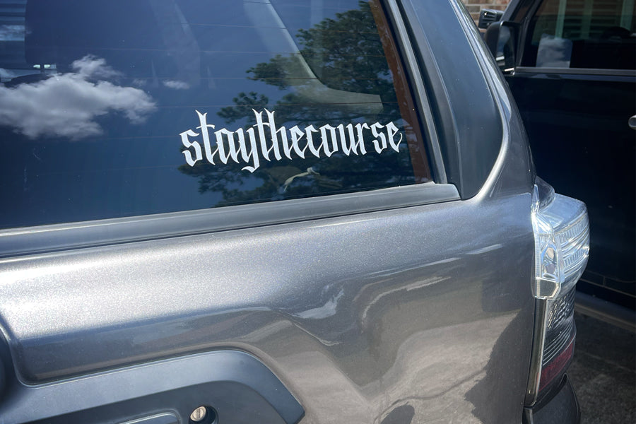 Legend Decal – Stay The Course LLC